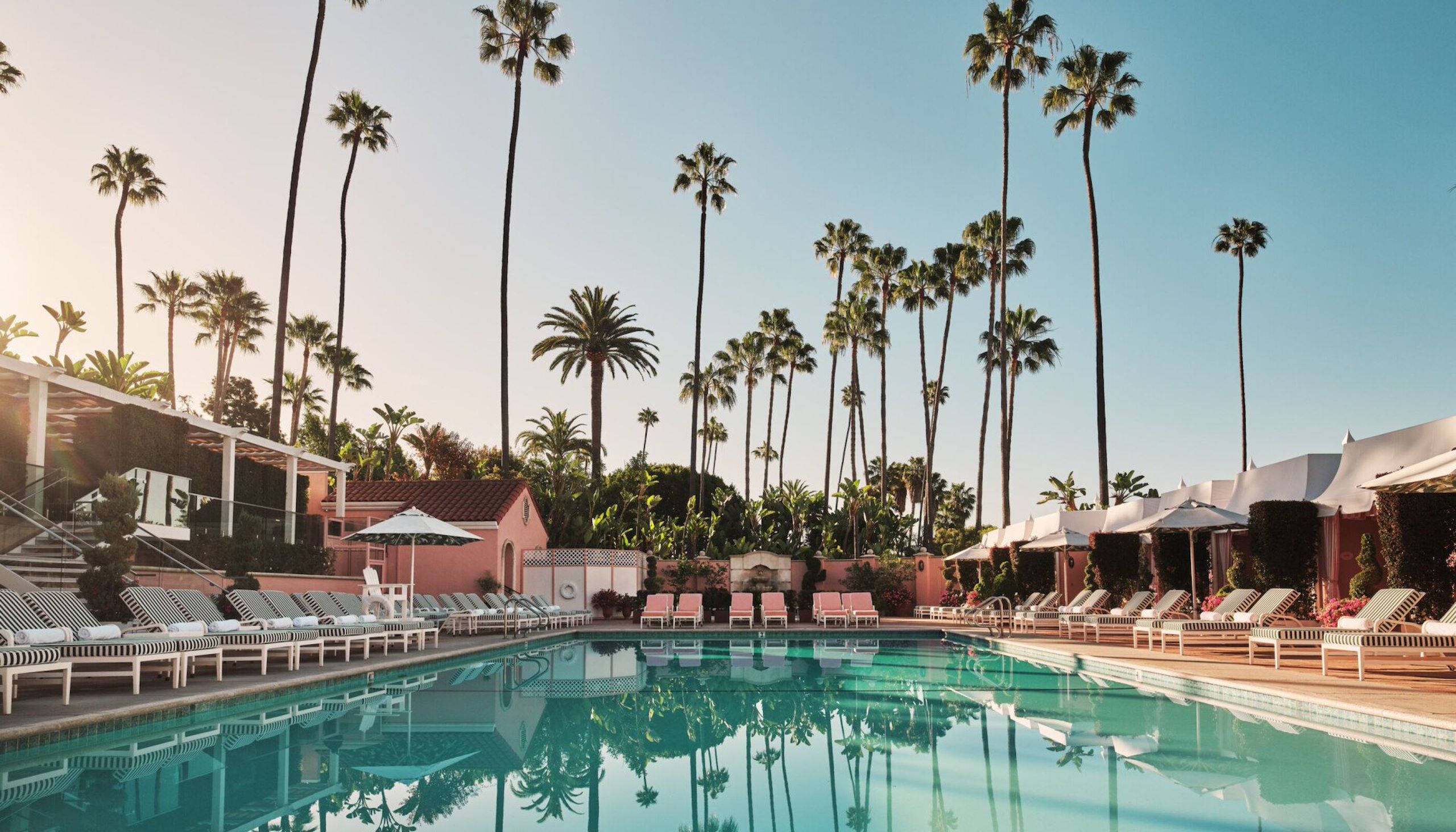 Hotel Swimming Pool In LA | The Beverly Hills Hotel